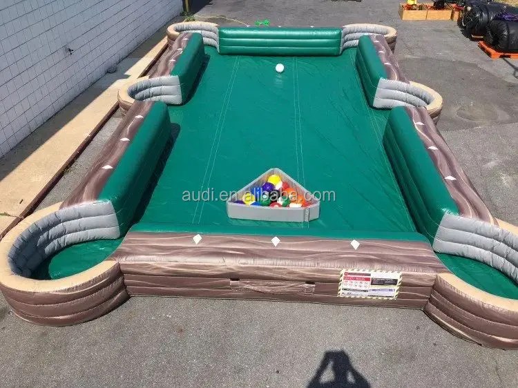 New Design Inflatable Pool Table Soccer Inflatable Football Snooker ...