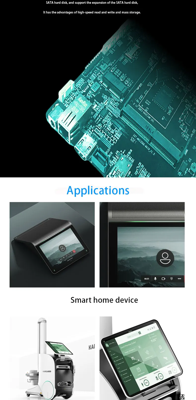 Dual Screen Co Display For Intercom Of Building Rk3566 Quad Core Ai Iot ...