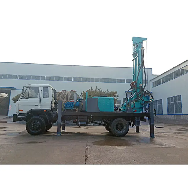 Hydraulic 350m Well Drilling Machine Mounted Drilling Truck Price ...