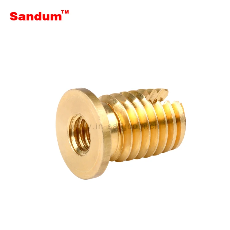 QUICKSERT Type 1433 Brass Slotted Threaded Inserts