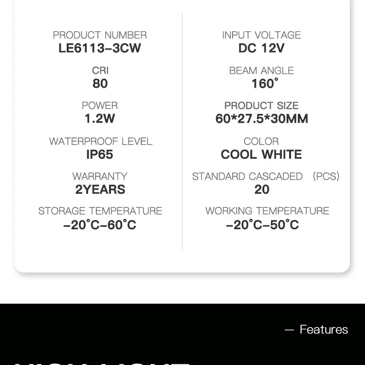 SMD DC 12V Waterproof Led Modules High Bright Light Outdoor 1.2W 3 Leds ...