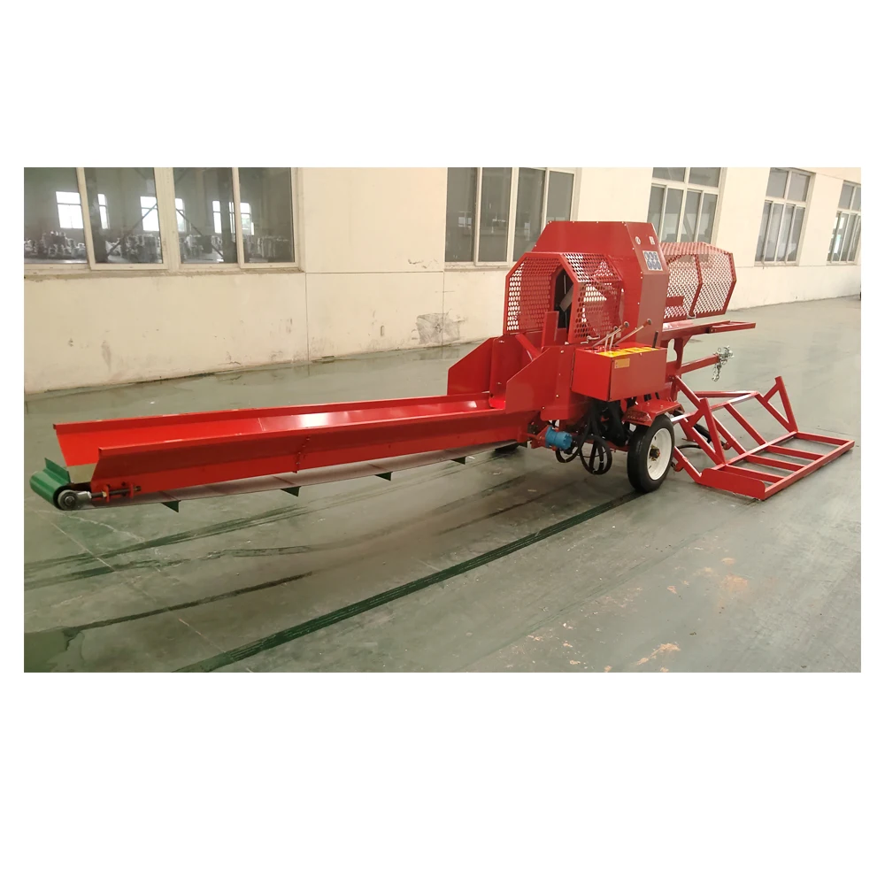 Hydraulic Wood Processor 22 Ton Tree Cutting Machine Gas Log Splitter ...