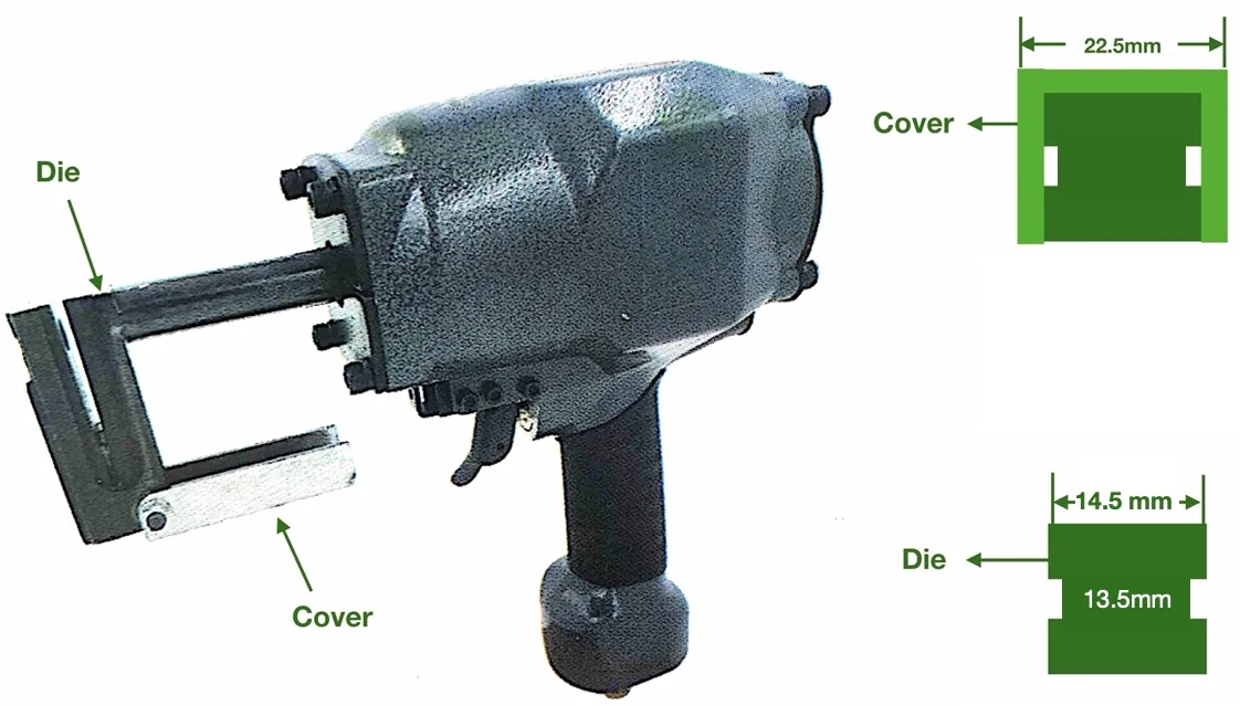 TY17125 Pneumatic Aluminum Channel Puncher for C Channel to Mount ...