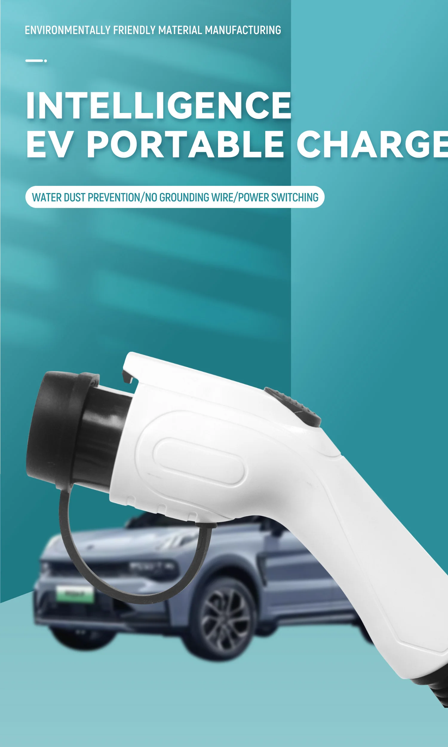 EV Accessories Ac Portable Ev Charger Extension Cord 220V Mobile Ev Car ...