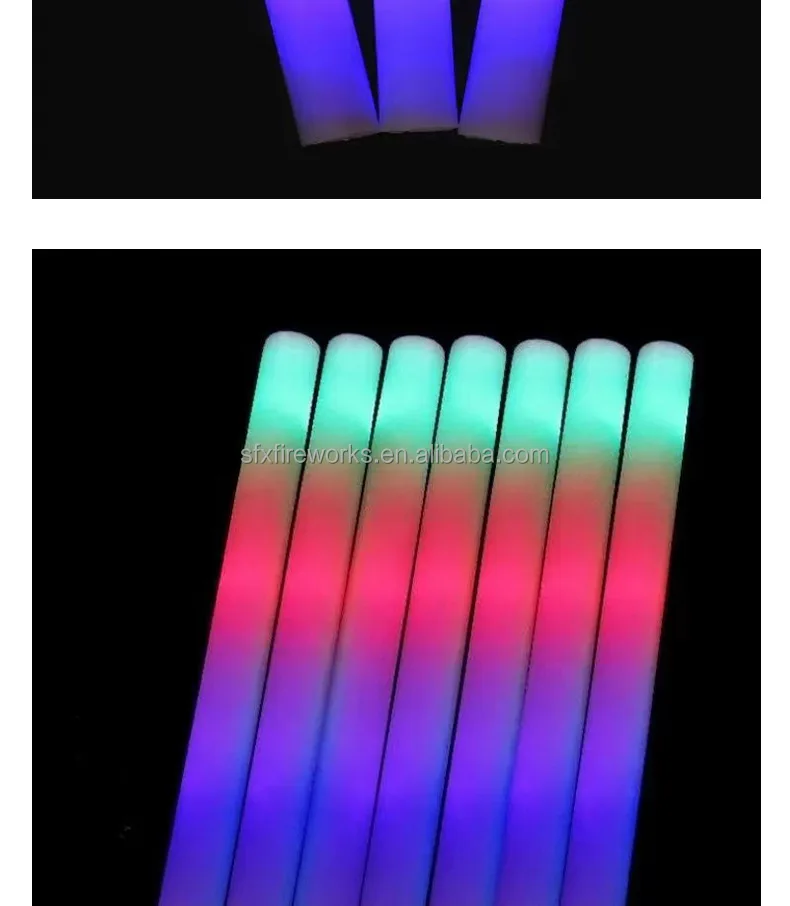 LED Foam Glow Sticks - Perfect for Parties and Events
