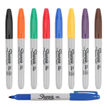 Multicolor Sharpie Paint Marker Waterproof Fine Point 1mm Permanent Art ...