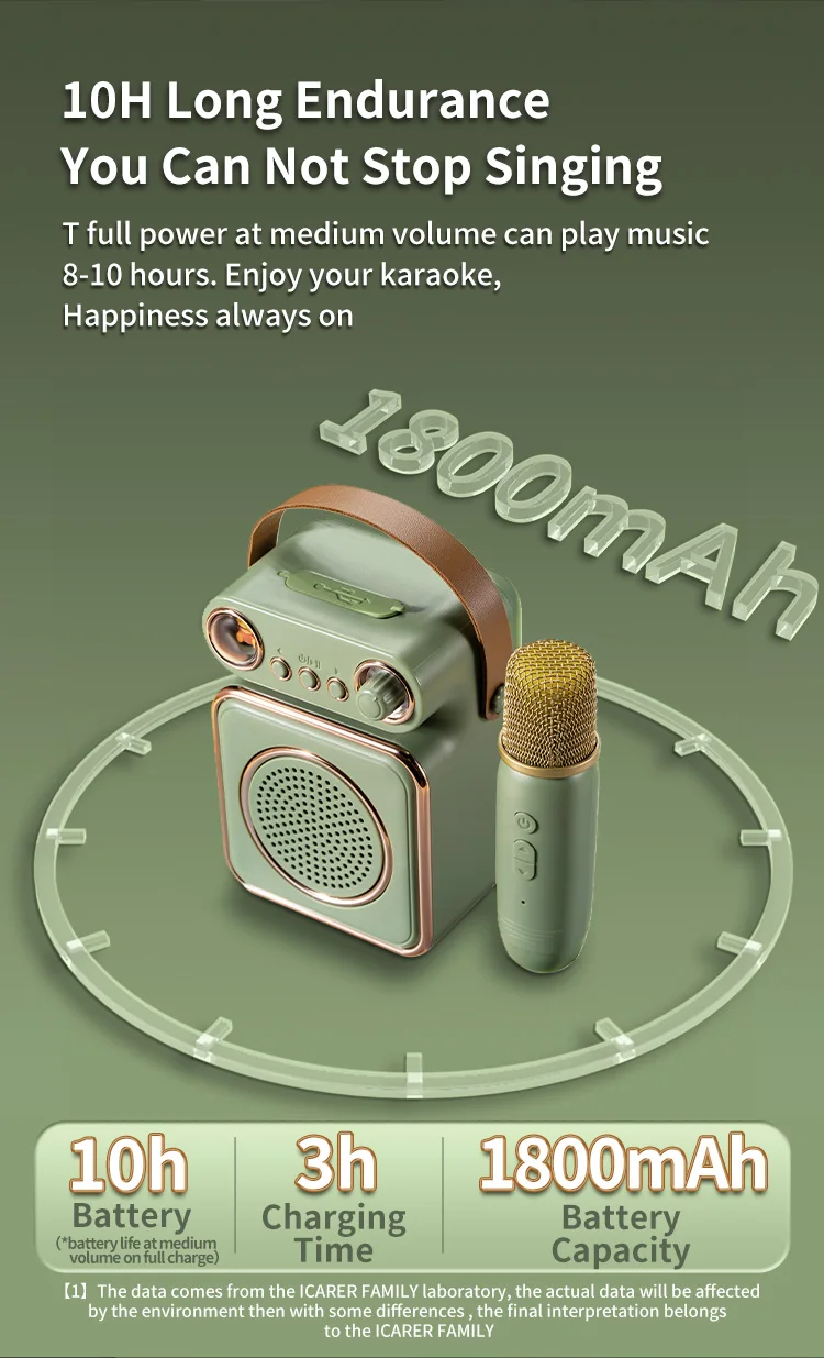 ICARER FAMILY Portable Speaker - Ultimate Wireless Karaoke
