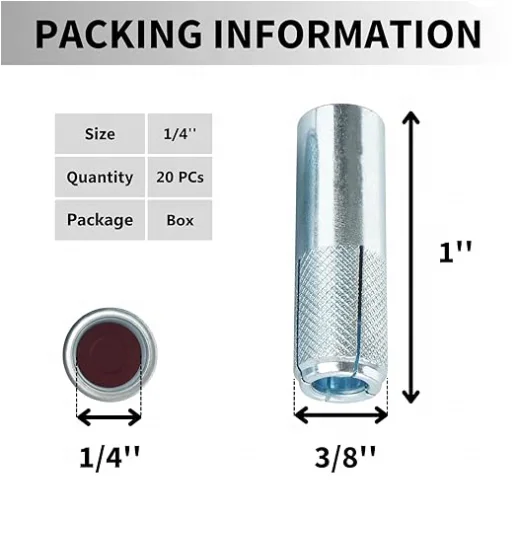 304 Stainless Steel Top Explosion Screw Hardware Galvanized Inner ...