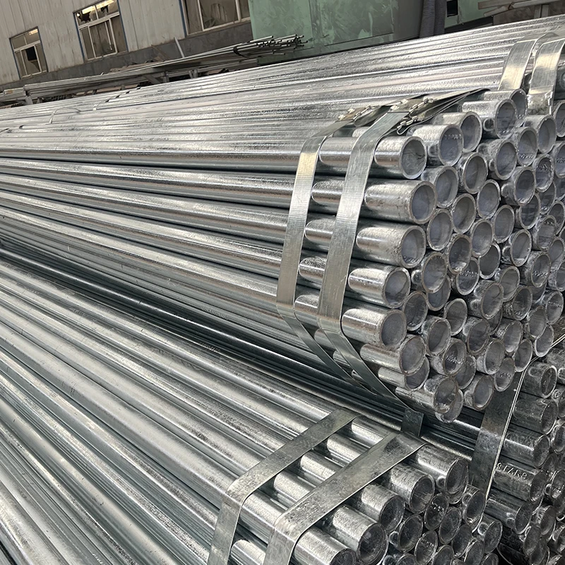 Carbon Steel Threaded Pipes Threading Set Gi Hot Dip Galvanized Metal ...
