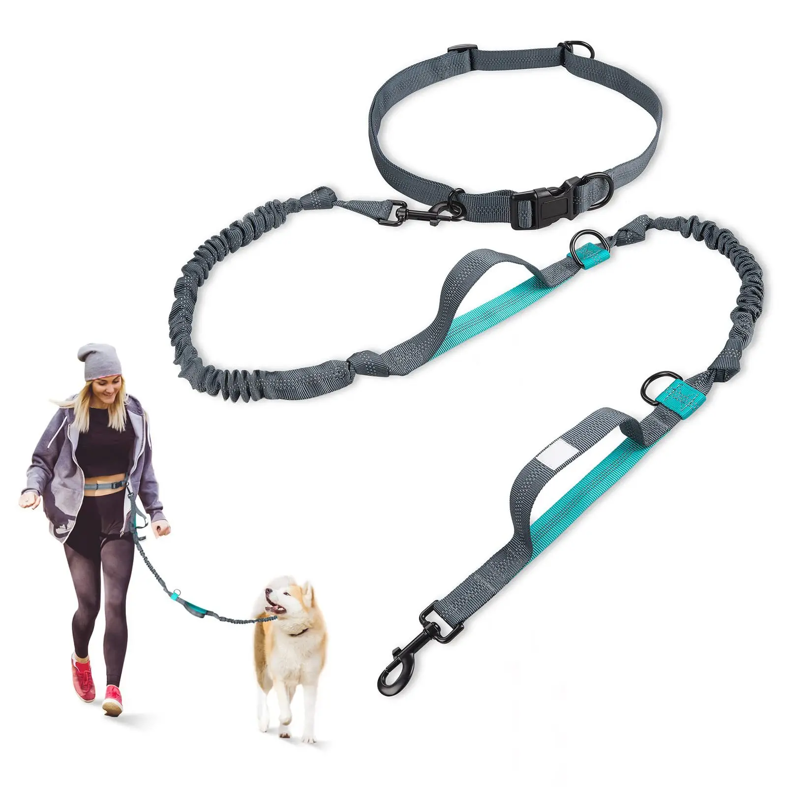 Dual Retractable Dog Leash
