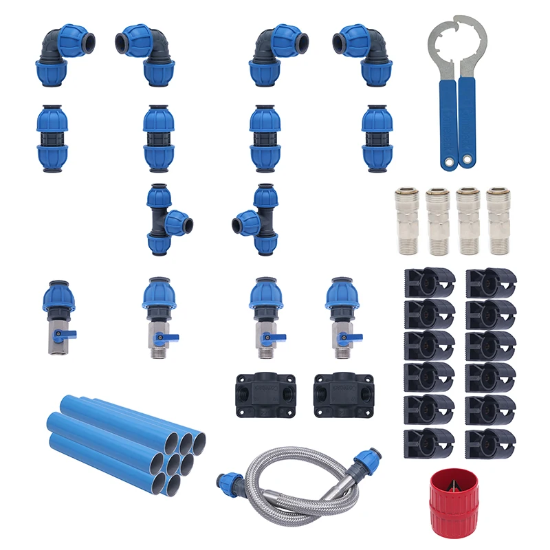 Compressor Parts Compressed air Piping System air Pipe Compression ...