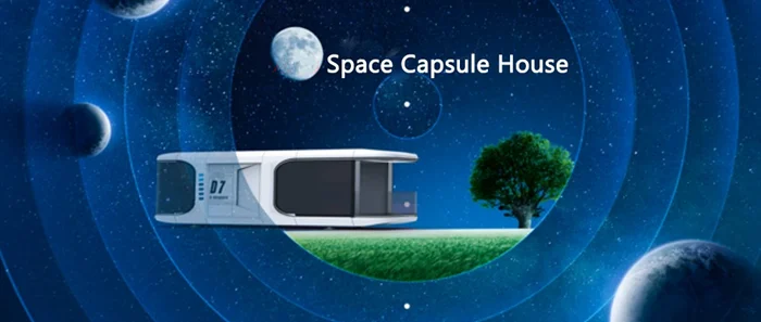 Mobile Container Hotel Prefabricated Futuristic Capsule House for ...