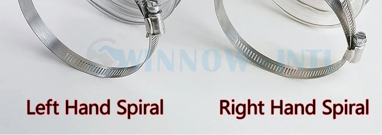 Pvc Pipe Clamp Fittings Bridge Hose Clamp Left And Right Hand Spiral ...