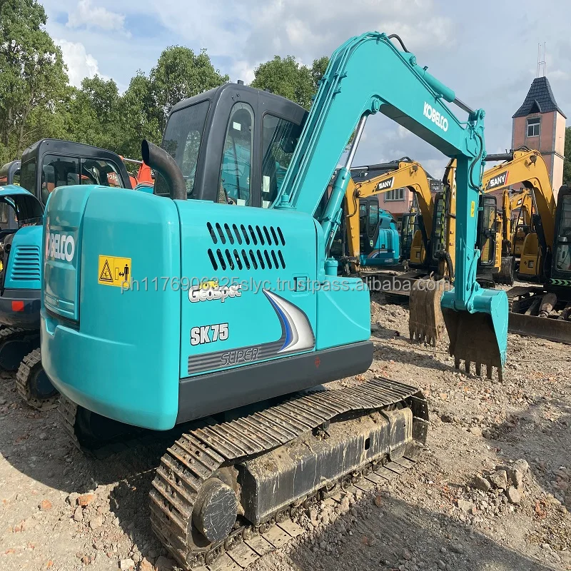 Good Quality Kobelco Sk75 Excavator, Japan SK75-8 Crawler Excavator for ...