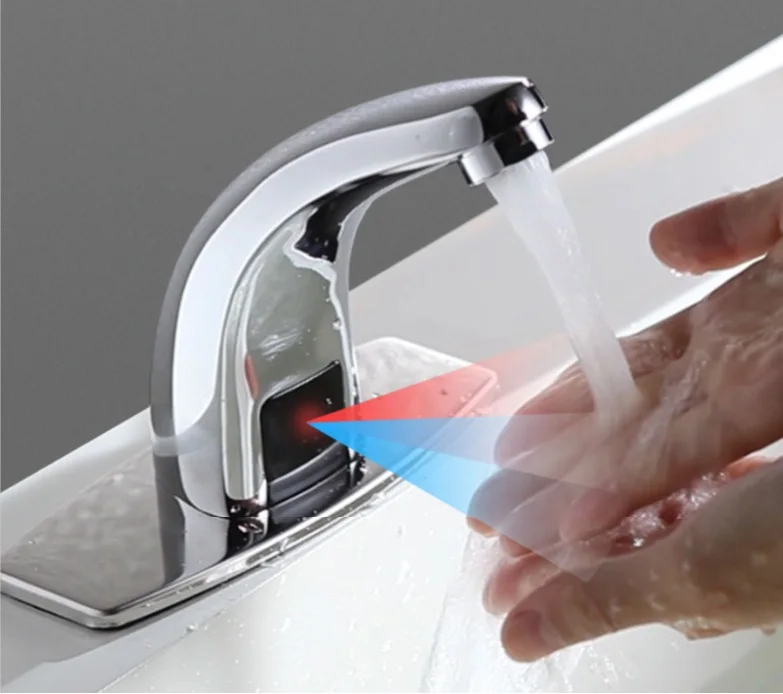 Alibaba.com: F017 Commercial Automatic Tap Sensor Electric Water Mixer ...