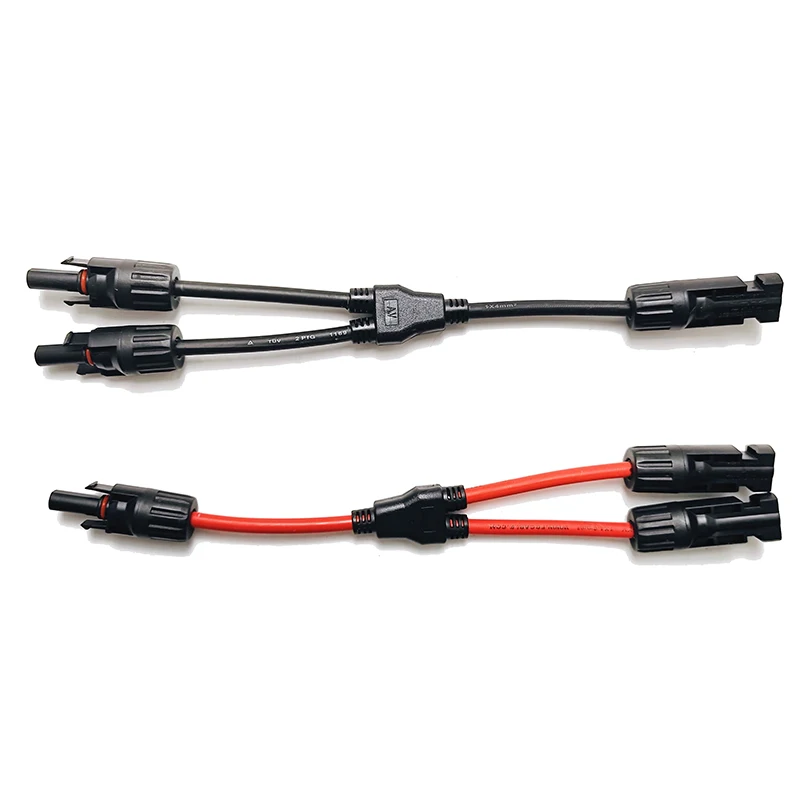 Rv Solar Connectors Y Branch Parallel Adapter Cable Wire Plug Y ...