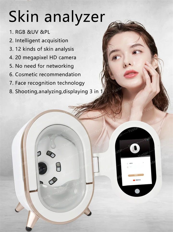 2024 Intelligent 3d Skin Analyzer Skin Scanner Skin Detector Facial ...