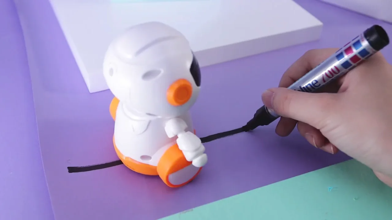 Novelty Magic Toy Draw Line Tracking Robot Follower Inductive Sensor ...