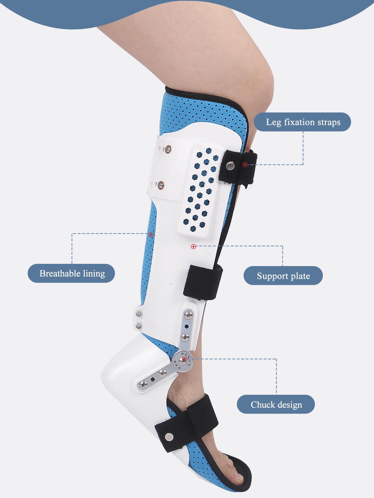 Ankle Joint Fixation Support Ankle Sprain Fracture Support Protective ...