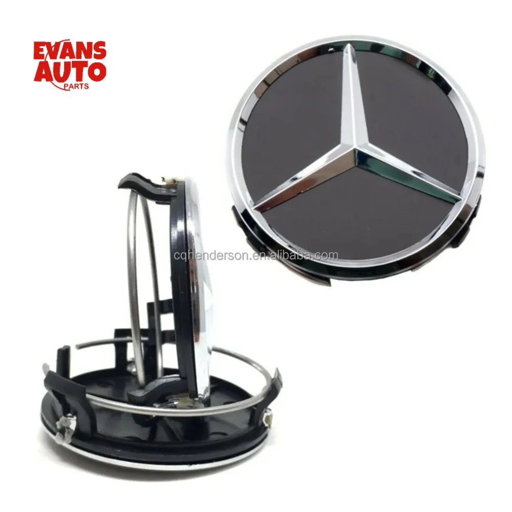 75mm Wheel Center Hub Cap Cover Wheel Hub Caps For Mercedes Benz Wheel ...
