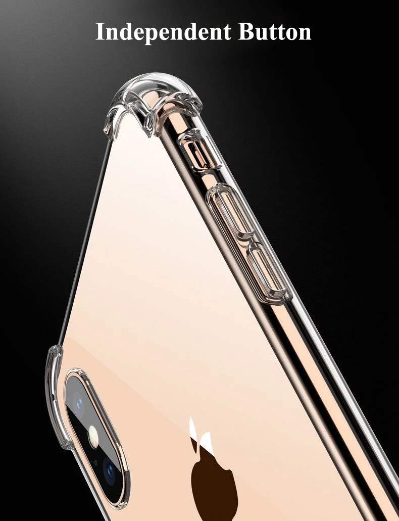 Wholesale New Transparent Mobile Phone Cover Case Shockproof Mobile ...