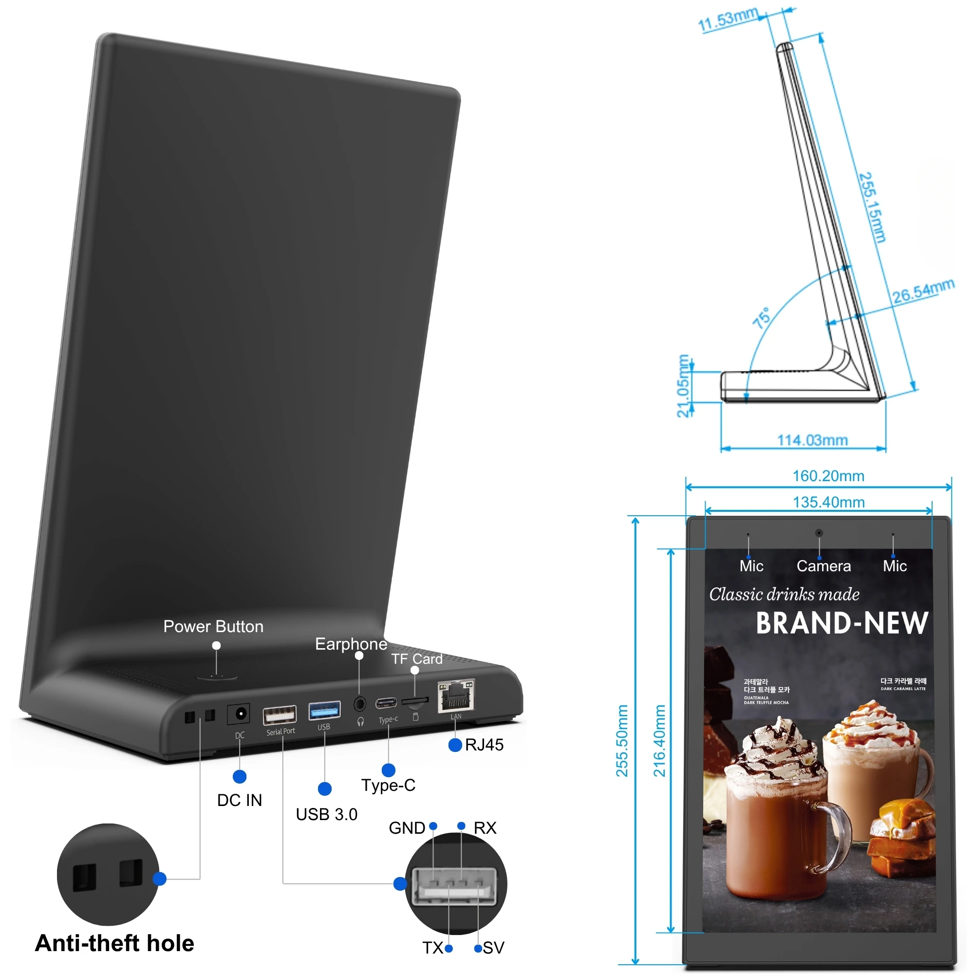 10" Inch Android NFC Tablet - Ideal for Business & Ordering