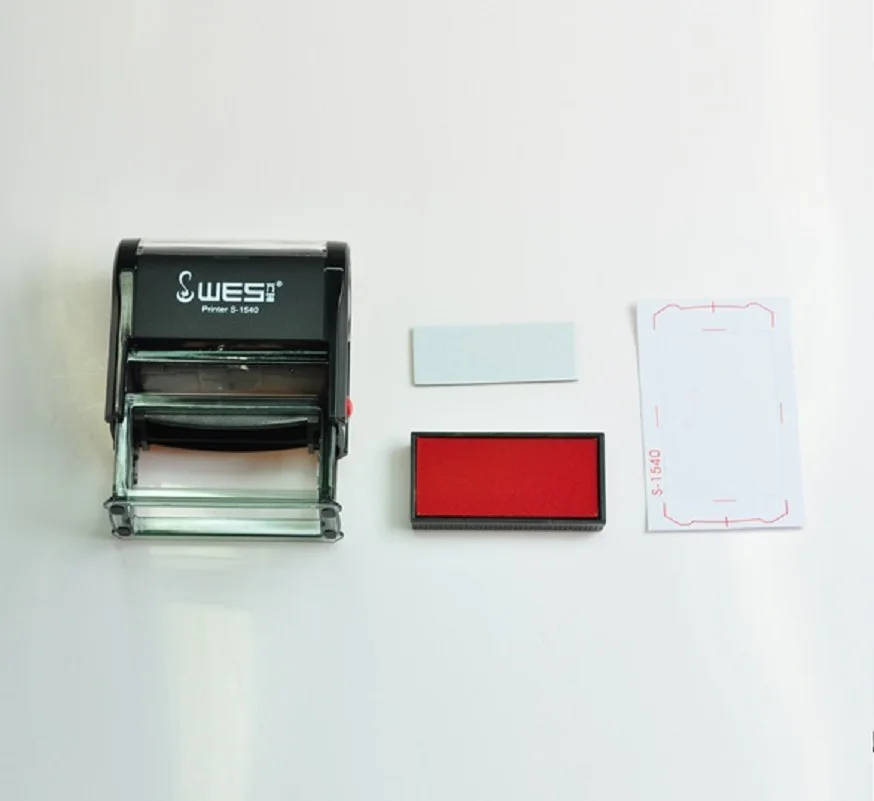 WES Make Self Inking Stamp - Germany Foam Pad, Delicate Ink