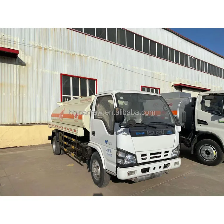 Second Hand Condition Isuzu 4k Engine Oil Tanker Truck On Hot Sale ...