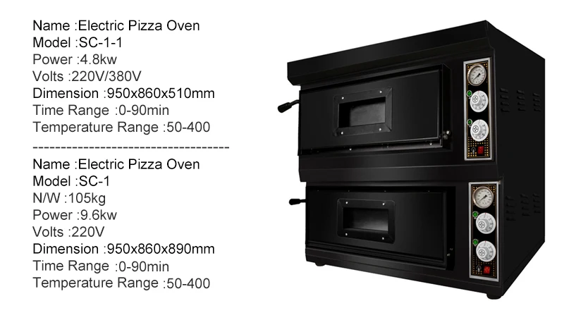 Electric Commercial Pizza Oven - Durable & Versatile