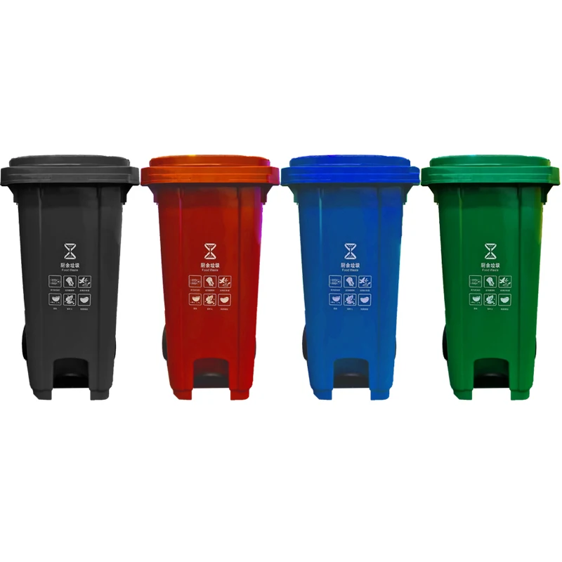 Container Environmental Sanitation Mobile Dustbin Recycle Outdoor Large ...