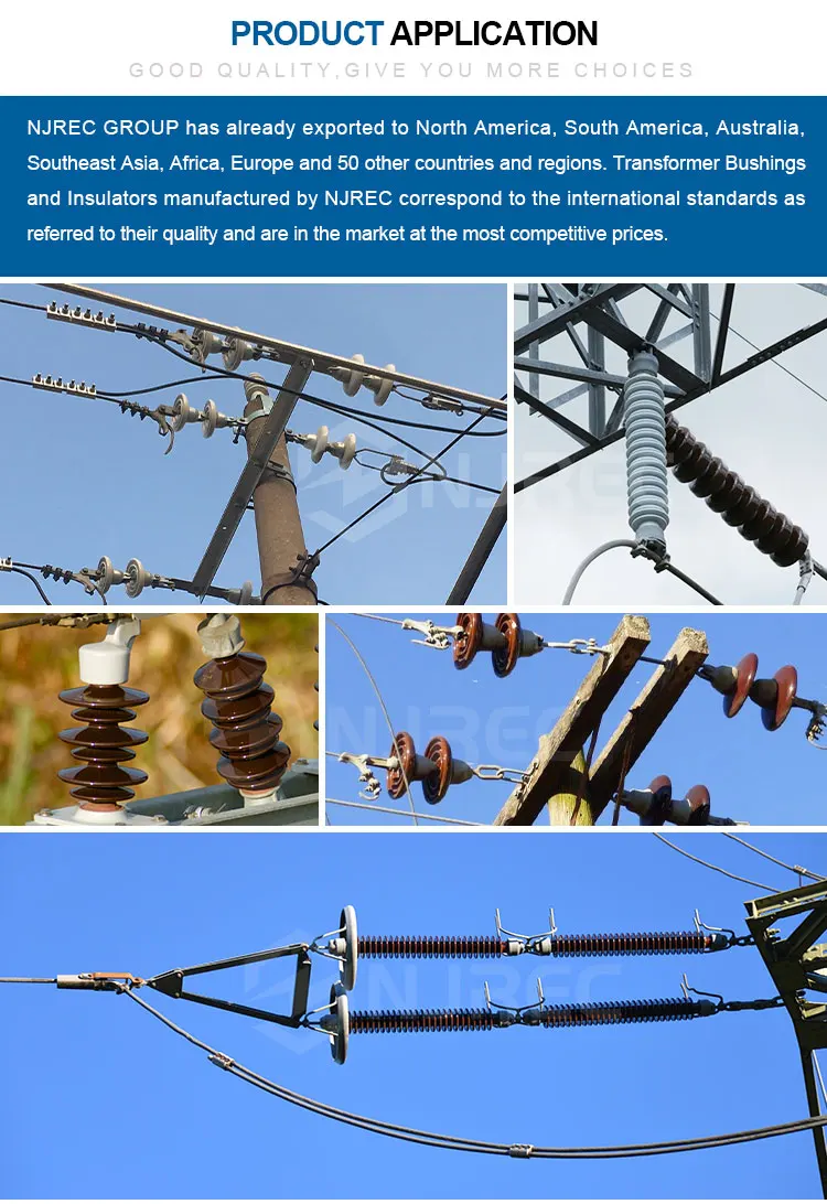 ANSI Standard U120BS U70BL IEC BS AS Pin Suspension Insulator Ceramic ...