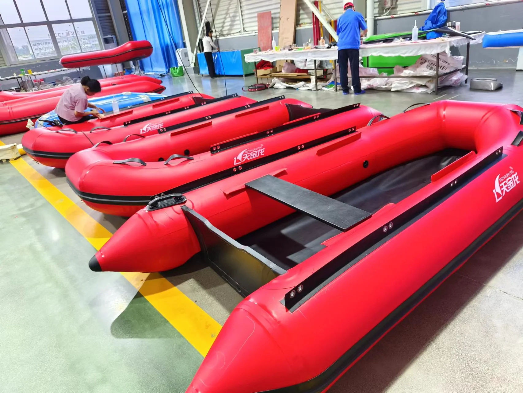 Inflatable Boat Muti Person Rib Hypalon Inflatable Aluminum Rib Boat ...