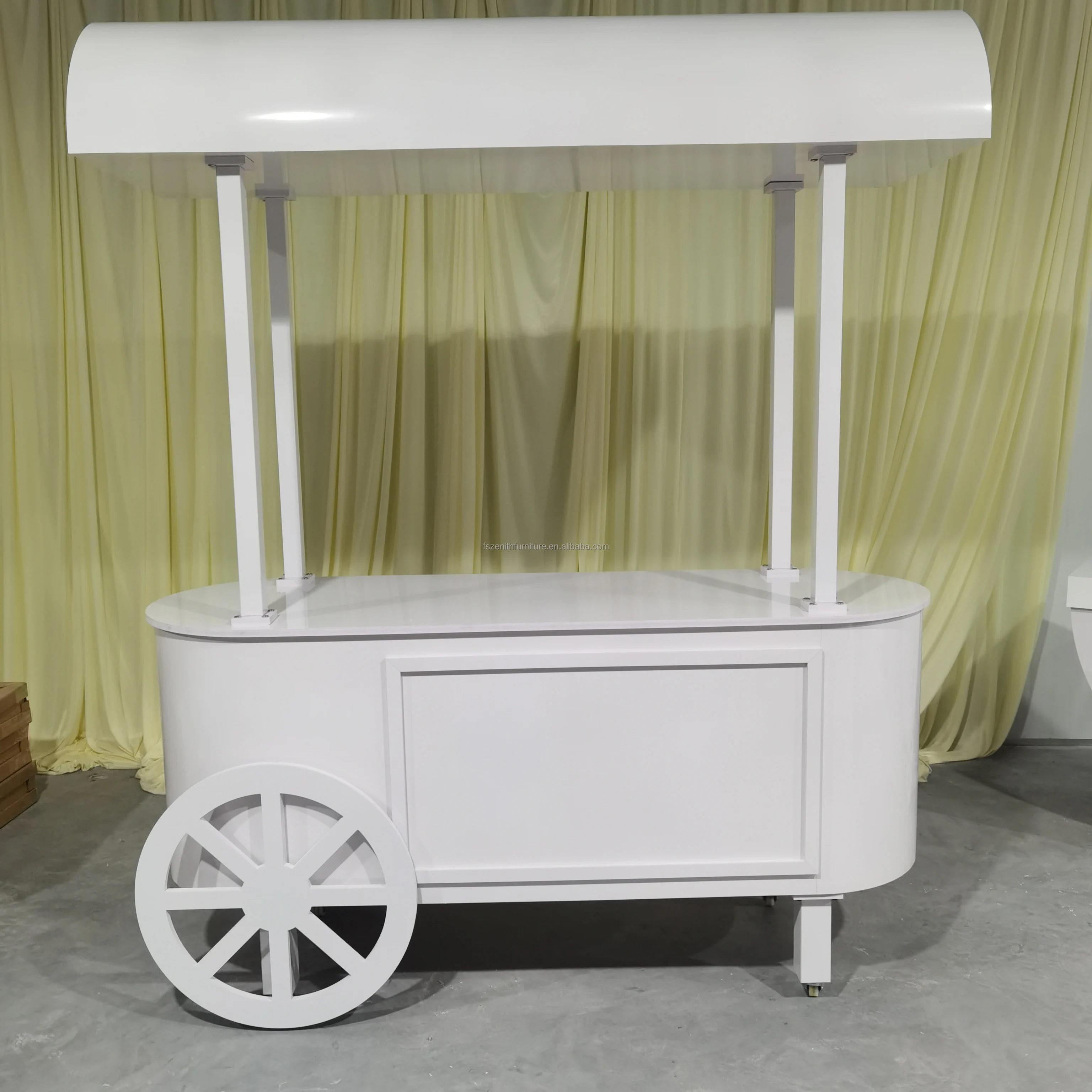 Oem Baby Shower White Flower Carts Wedding Party Supplier Acrylic Sweet ...