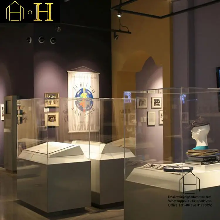 Museum Display Showcase Custom Museum Exhibition Equipment High End ...