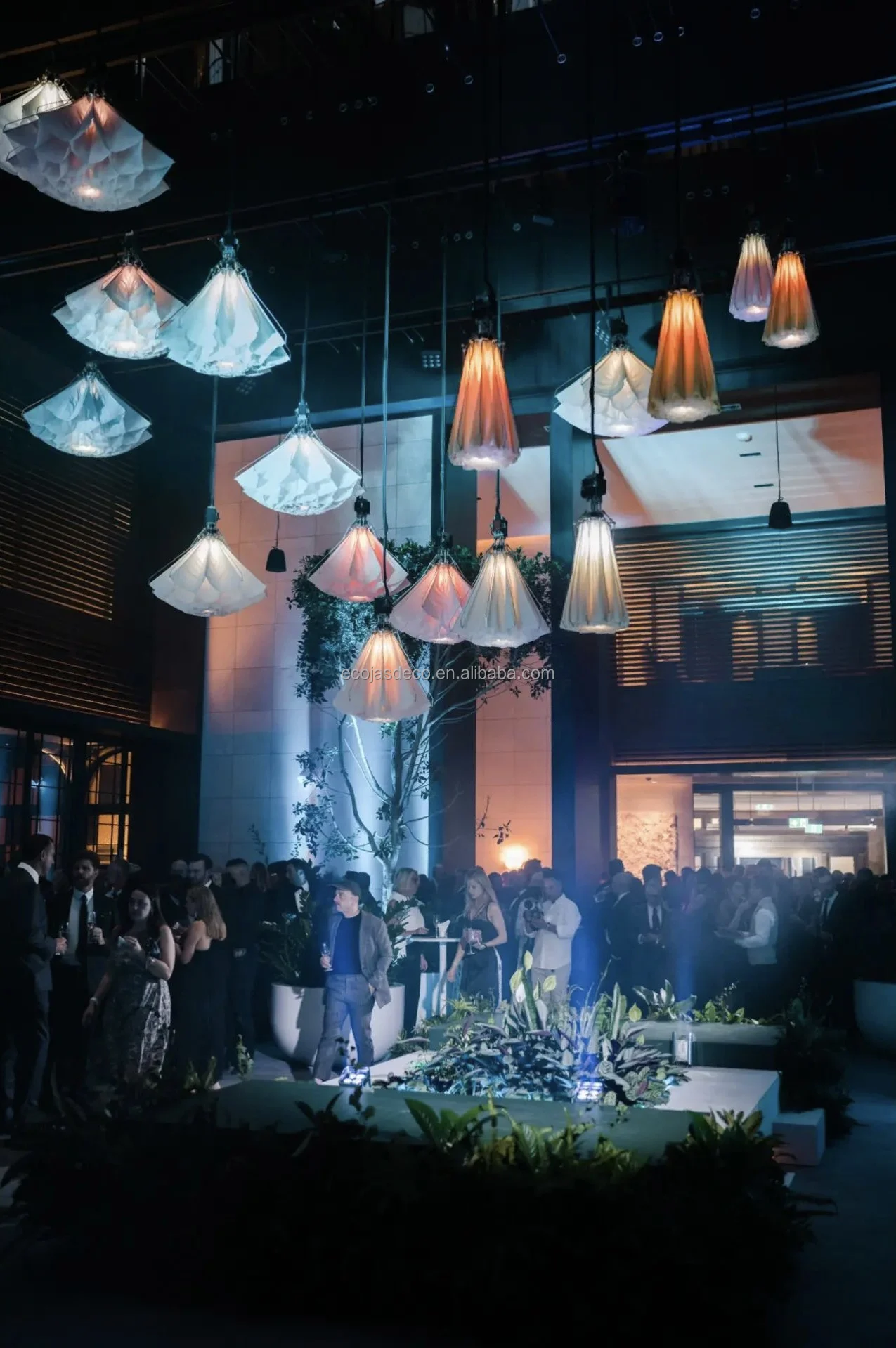 Dynamic Mechanical Engineering Peony Flower Pendant Light - Modern ...