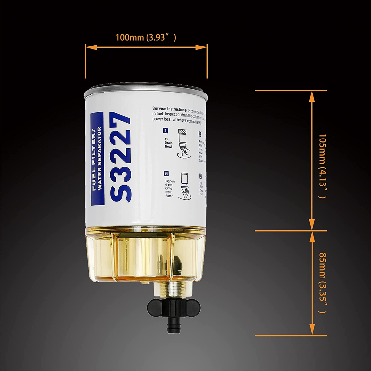 High Quality Fuel Water Separator Filter Fuel Pump Fuel Filter S3227 ...