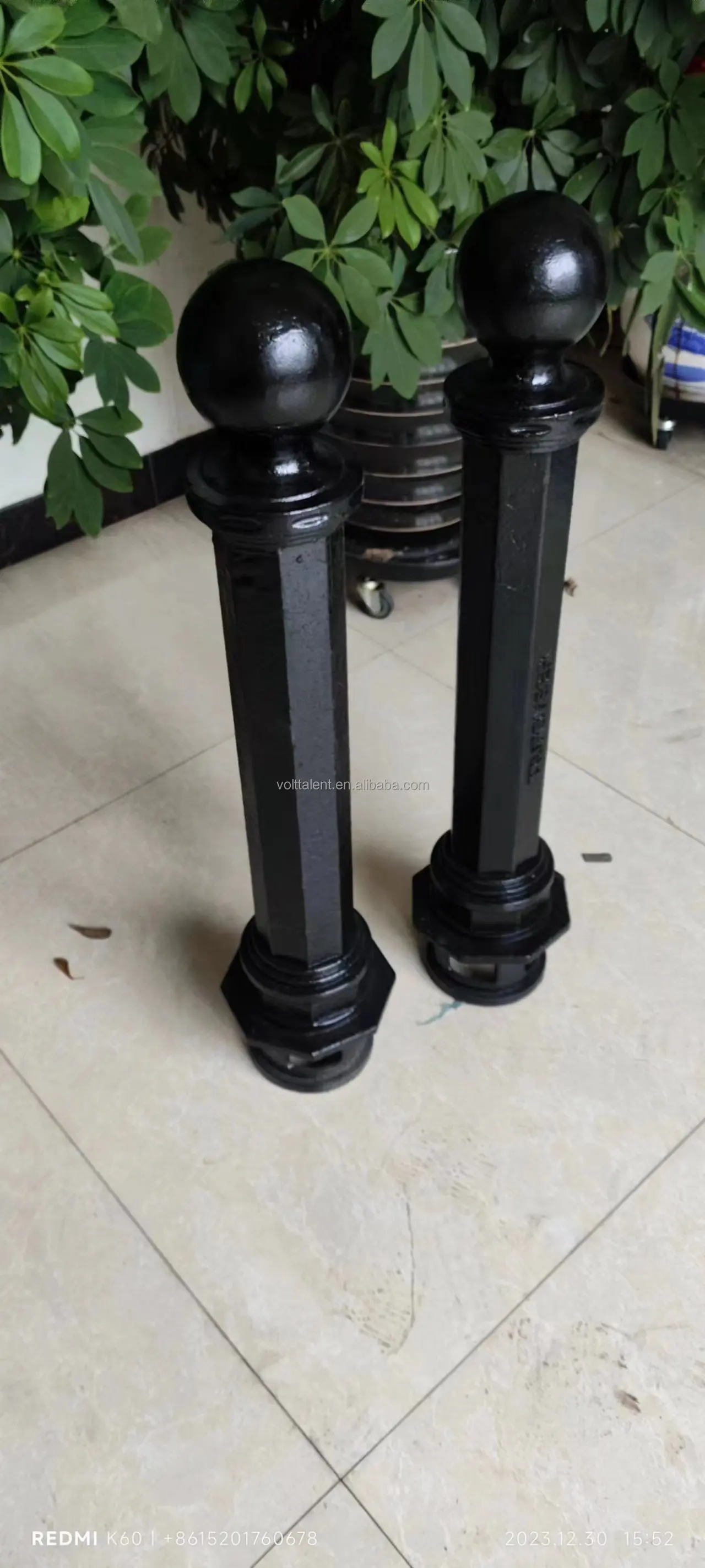 Ductile Cast Iron Aluminum Garden Pathway Pedestrian Path 3.5m High ...