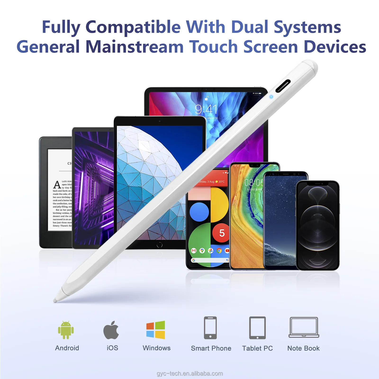 Dual Systems 2 In 1 Mode With Android & Ios Devices Magnetic Universal ...