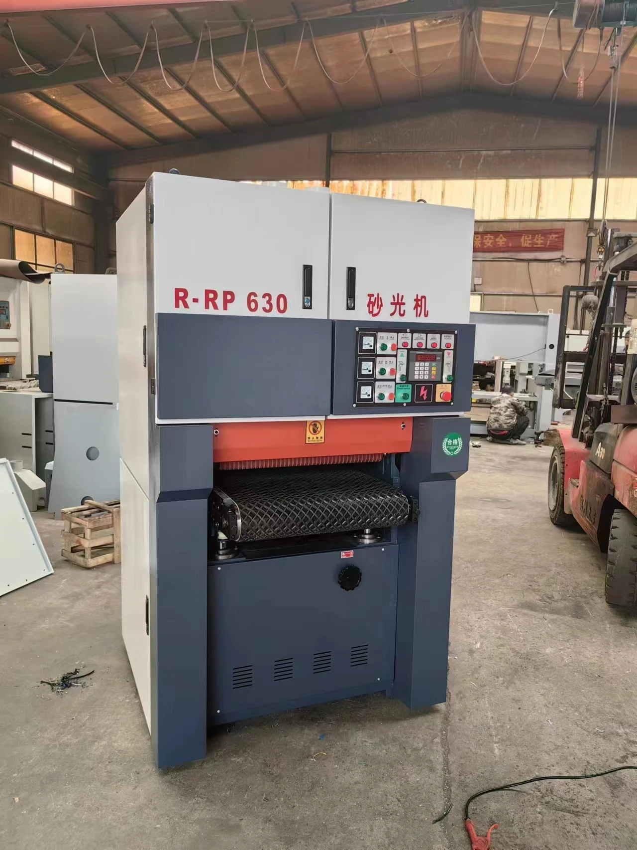 Easy To Operate Double Benchtop Drum Wide Belt Sander Woodworking ...