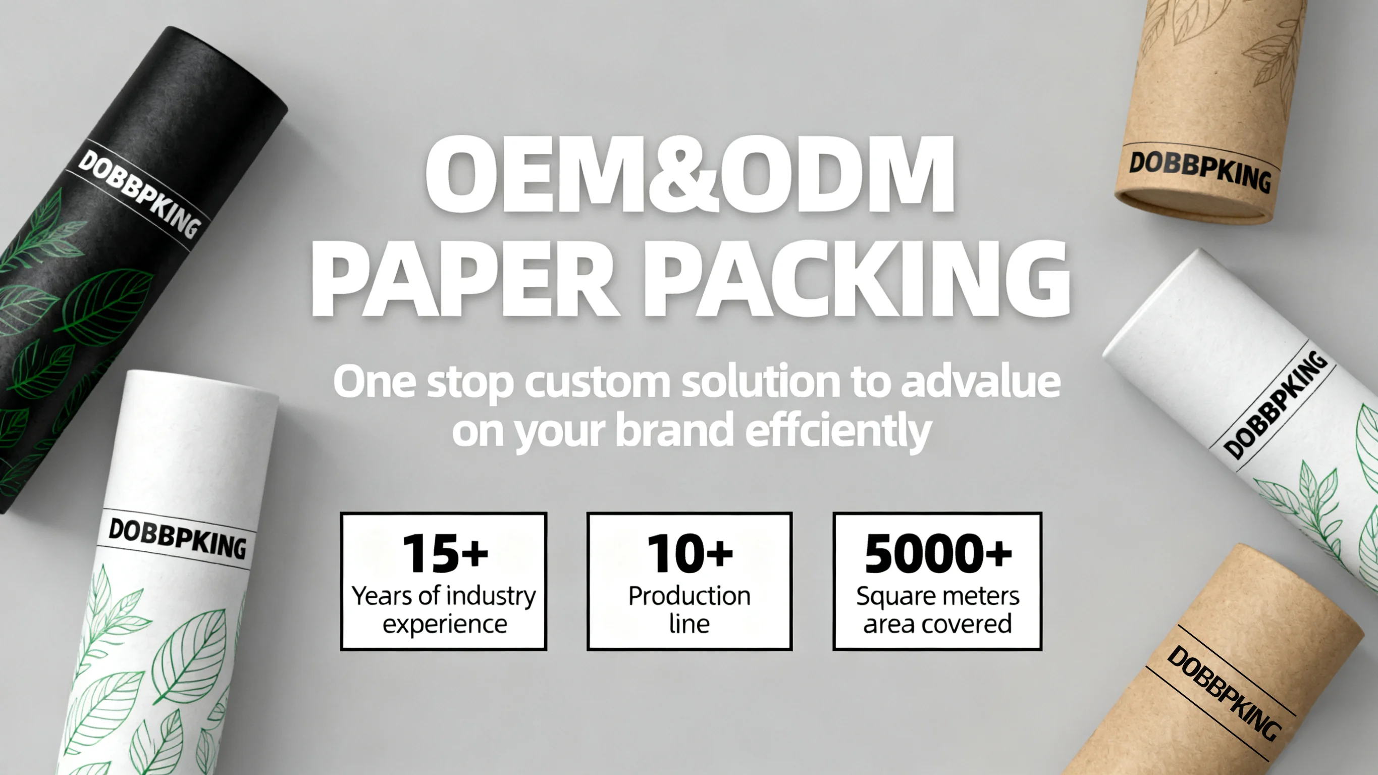 Luxury Custom Printed Food Grade Kraft Paper Tube Cylinder Packaging ...