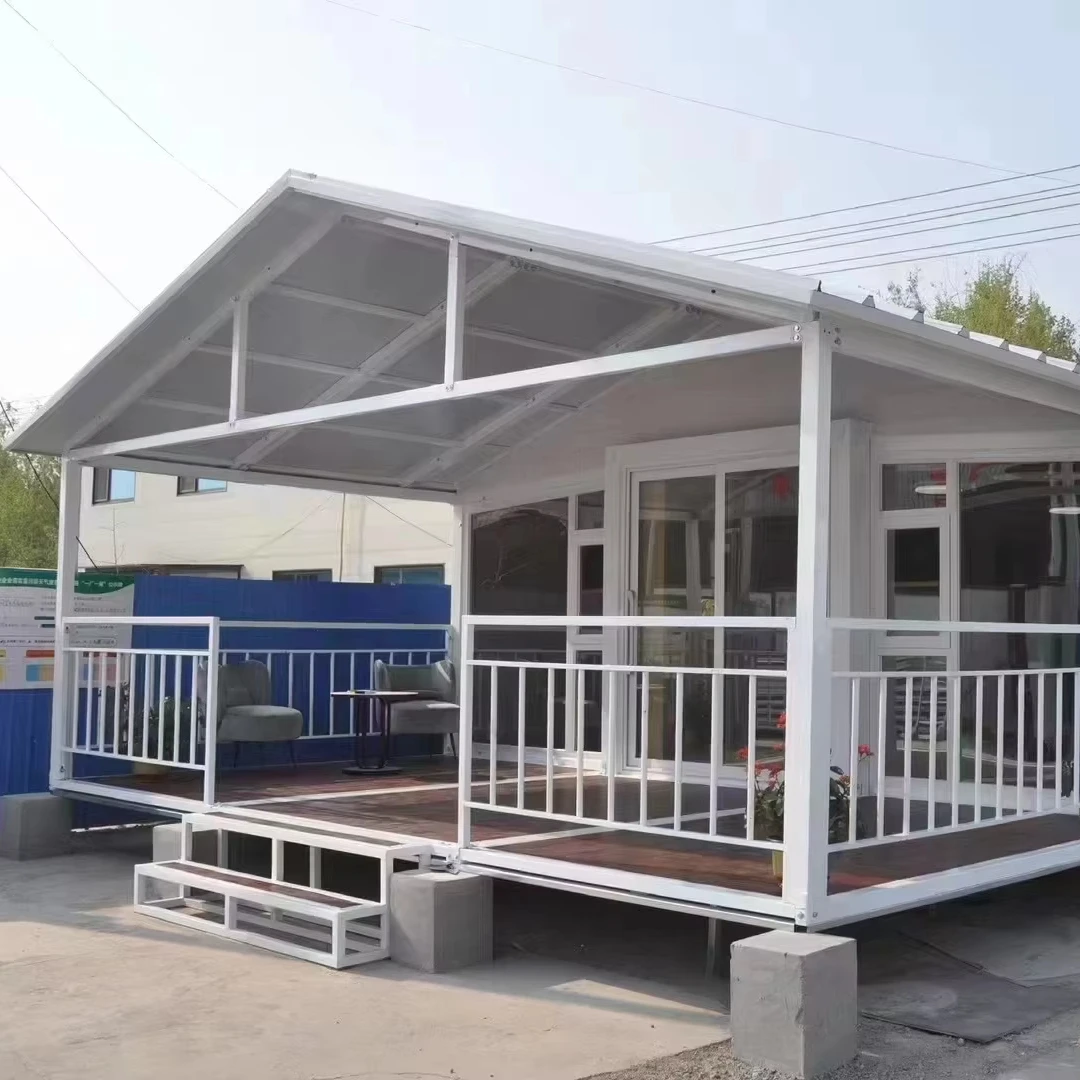 Prefab Modular Steel Tiny Beach Cabin Bungalow Premade DIY Portable ...