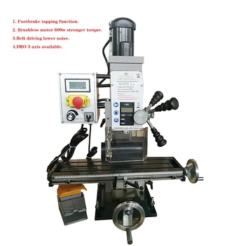 Small Mini Milling Machine Brushless Motor Tm16blwith Tapping Function ...