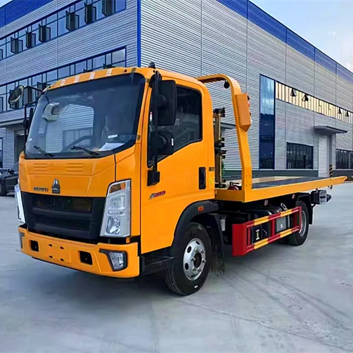 Sinotruk Howo Wrecker Truck - 130 HP Euro 3 Flat Bed Recovery