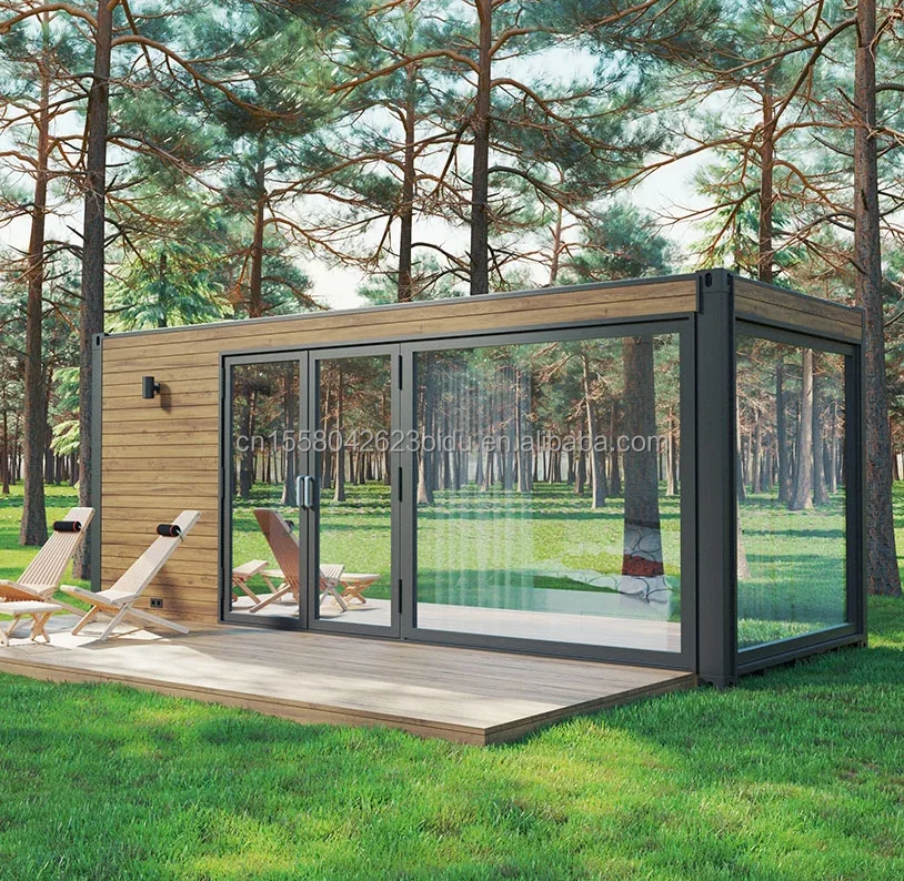 20ft Garden Hotel Mobile House - Luxury Wooden Studio Flat