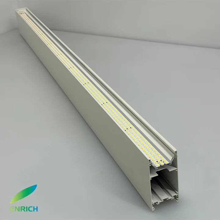 20w 6000k Led Linear Light 50100 Series Led Linear Pendant Chandelier For Warehouse Supermarket ...
