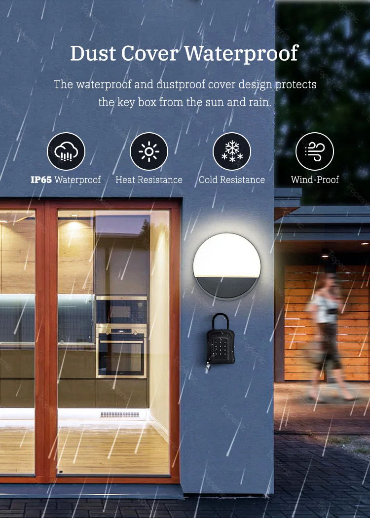 Tropernic Ttlock Smart Box Wifi Key Safe Tuya Outdoor Remote Control ...