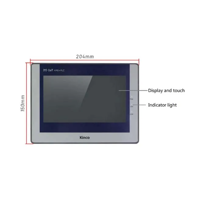 Kinco Iot MK070E-33DT HMI PLC All in One 7 Inch Touch Screen