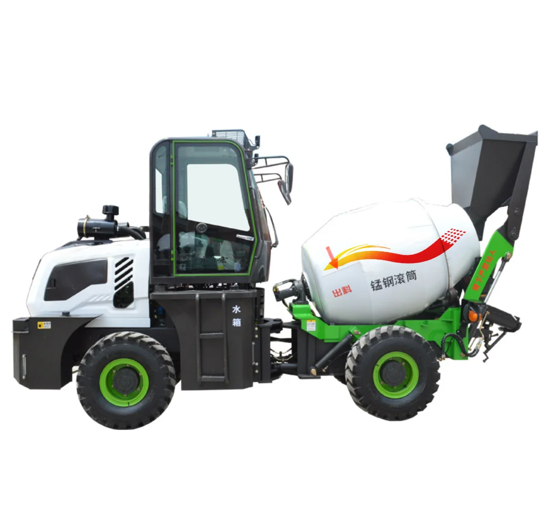 OUTPUT 1M3 JDY12B SELF LOADING CONCRETE MIXER TRUCK for SALE