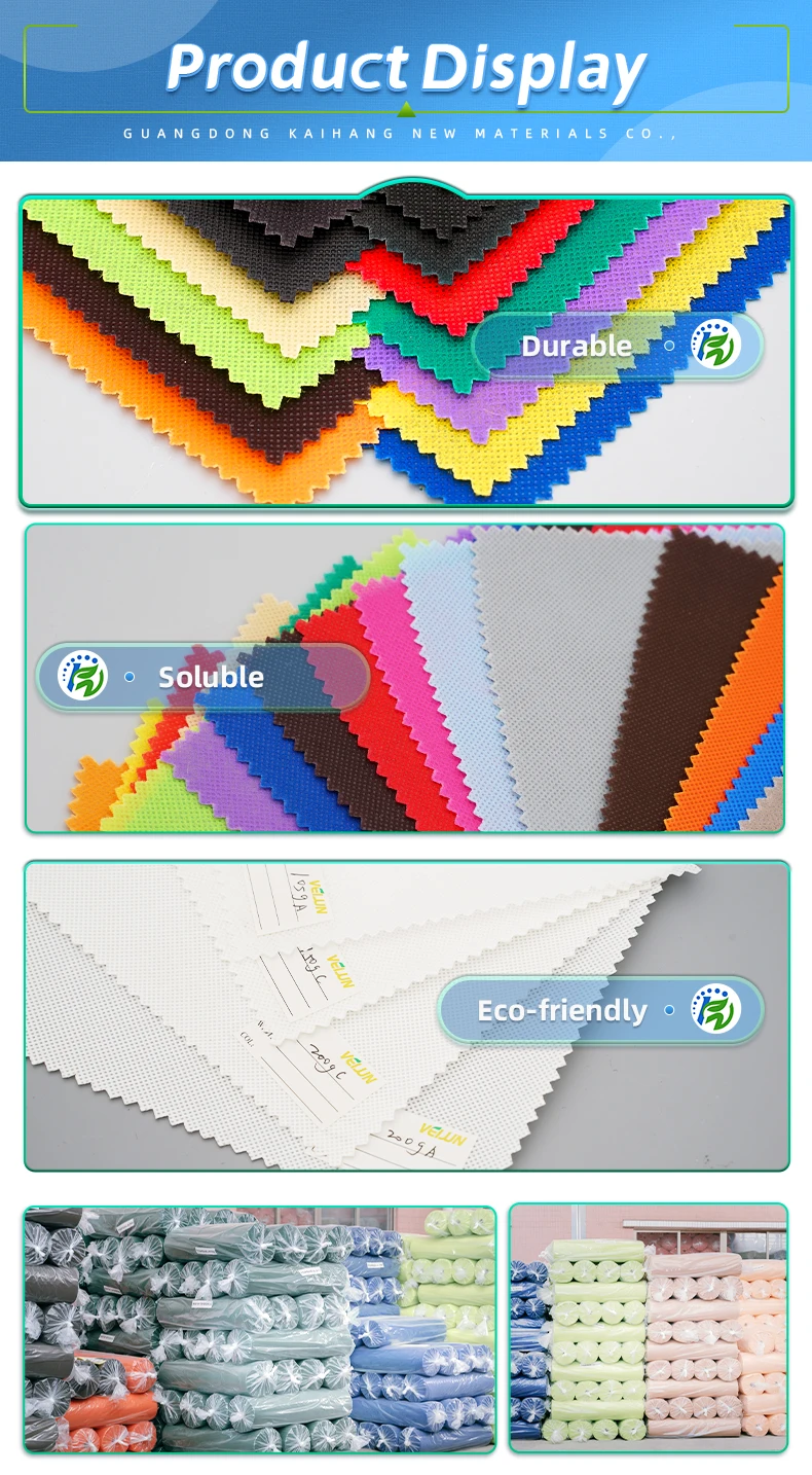 Water Soluble Stabilizer Paper Pva Cold Water Soluble Non Woven Fabric ...