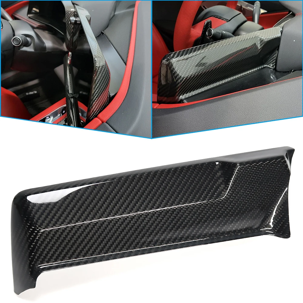 Interior Real Carbon Fiber Center Dashboard Navigation Screen Cover ...